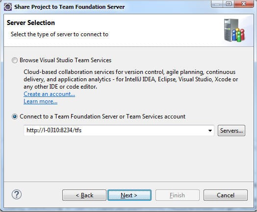 OMNIBUSCODE [TeamFoundationServer] - TFS 와 Eclipse 연동 (Visual Studio TEE Plugin for Eclipse)