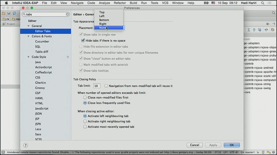 OMNIBUSCODE [IDE] - 인텔리J 활용꿀팁 42가지