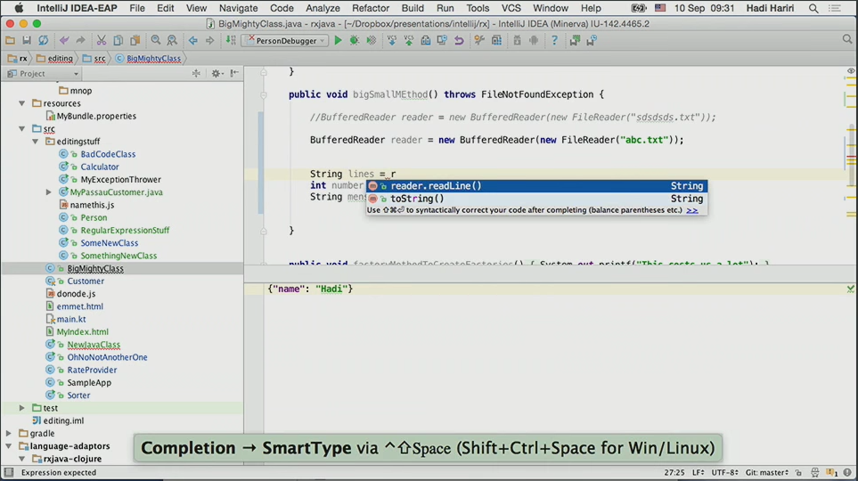 OMNIBUSCODE [IDE] - 인텔리J 활용꿀팁 42가지