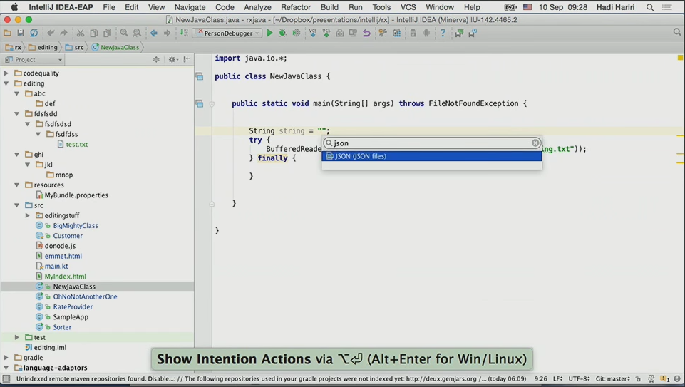 OMNIBUSCODE [IDE] - 인텔리J 활용꿀팁 42가지
